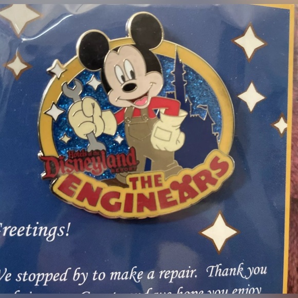 disneyland | Other | Disneyland Hotel The Enginears Pin 224 Mickey ...